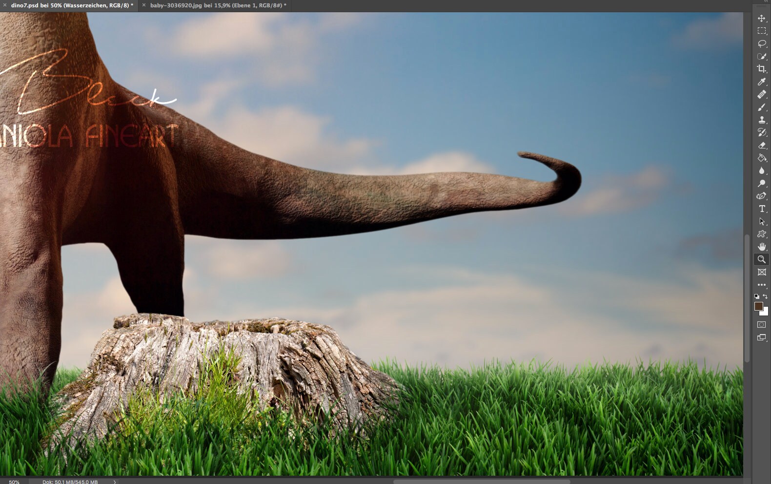 Dinosaur Scene Digital Premade Backdrop Dinosaur Backdrop - Etsy