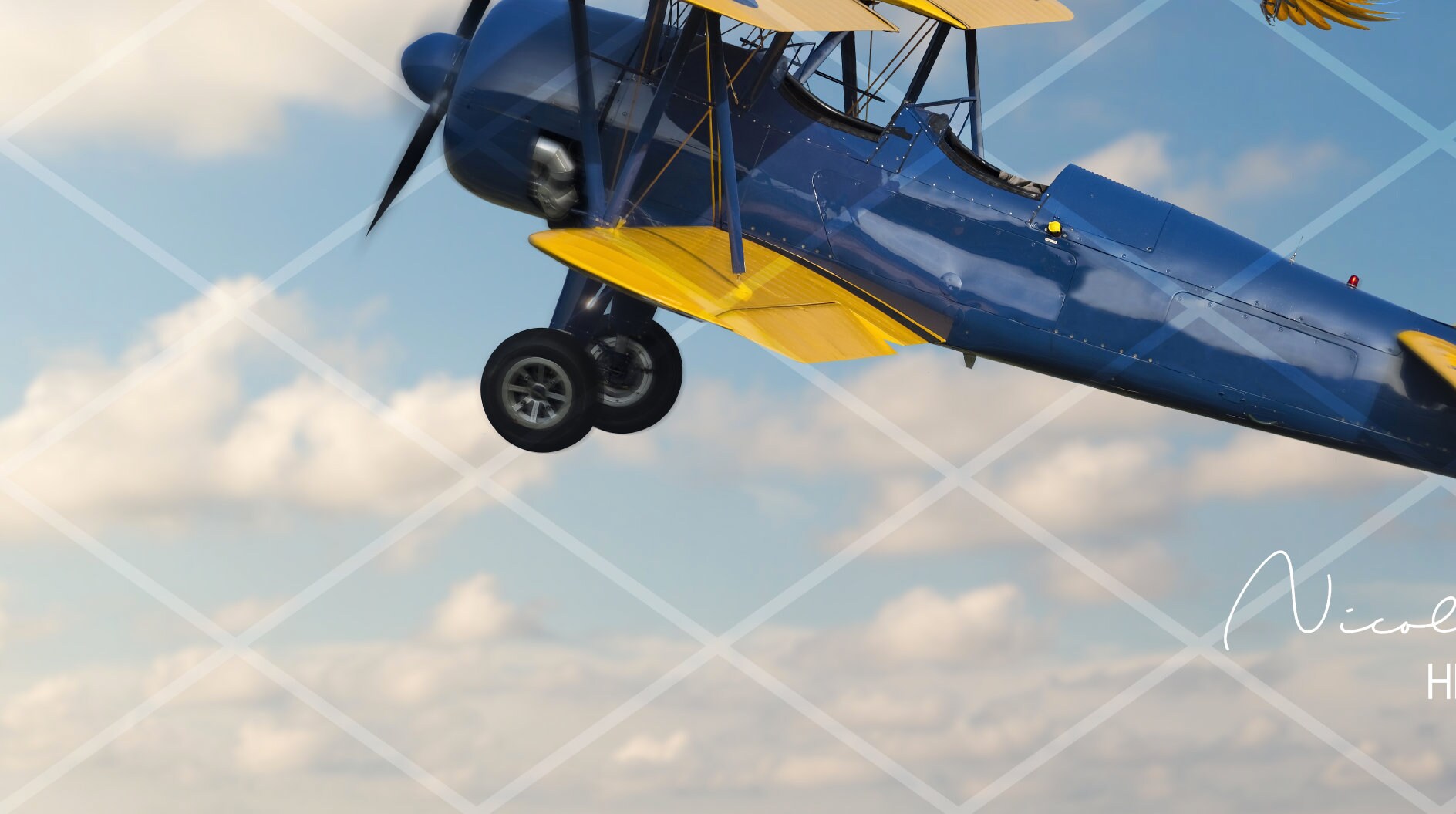 Biplane Plane Backdrop Airplane Digital Backdrop Premade - Etsy