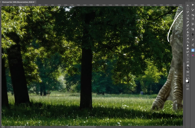 Dinosaur Chase Digital Backdrop Tyrannosaurus Rex Scene - Etsy