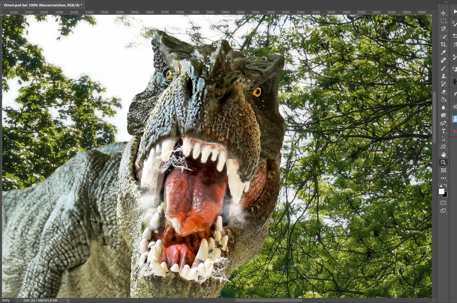 Dinosaur Chase Digital Backdrop Tyrannosaurus Rex Scene - Etsy