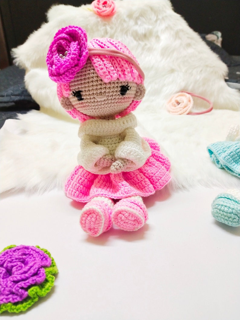 MIMI DOLL B ROSE.. / Crochet Pattern / Crochet Doll Pattern - Etsy