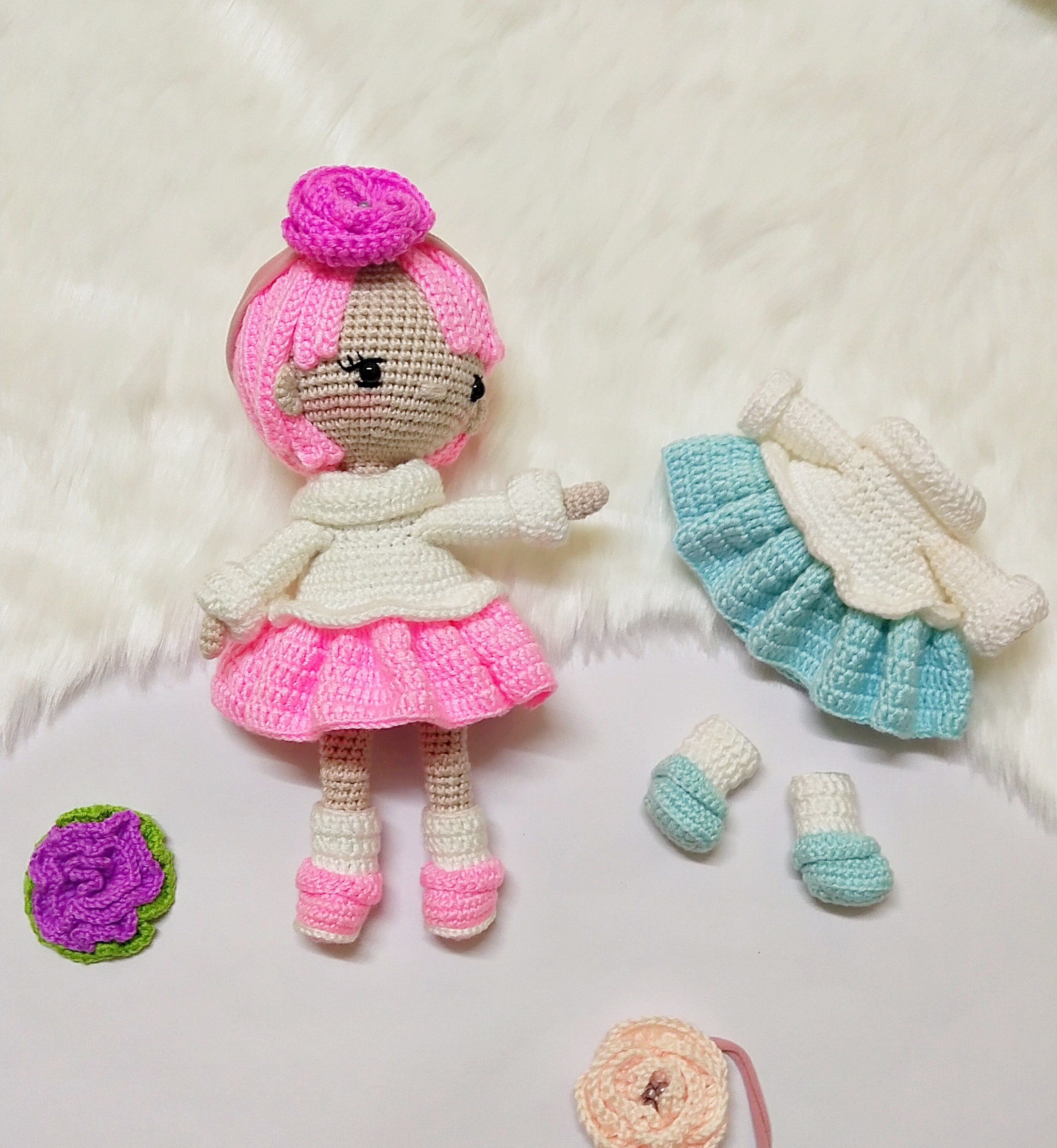 MIMI DOLL B ROSE.. / Crochet Pattern / Crochet Doll Pattern - Etsy