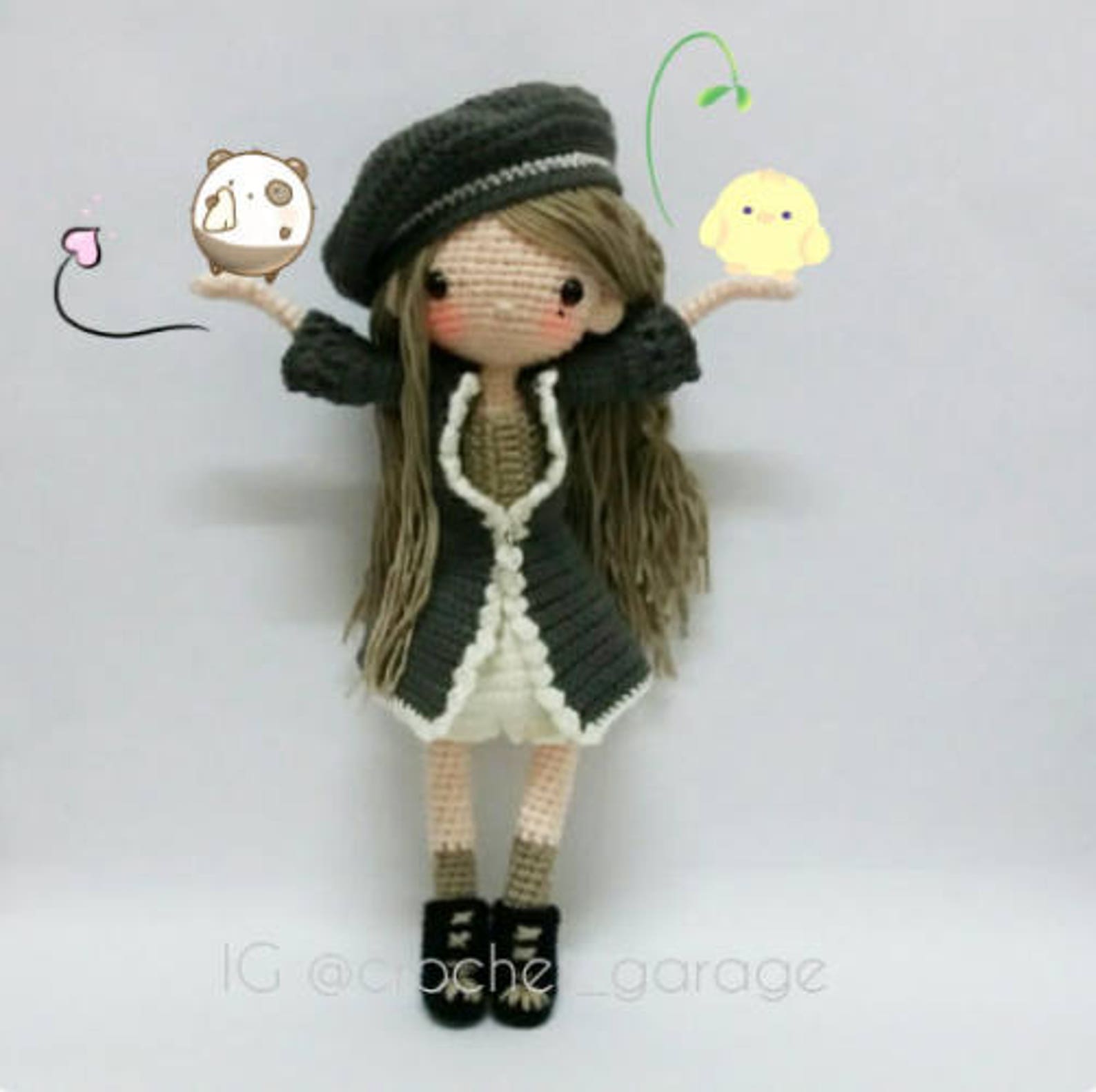 Amaryls Crochet Doll Pattern Amigurumi Doll Pattern Etsy