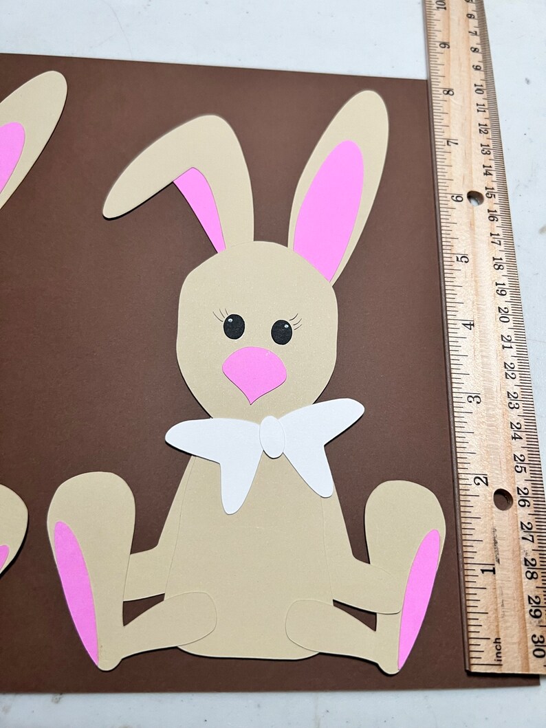 Floppy Bunny, Sitting, Set of 2, Die Cuts - Etsy