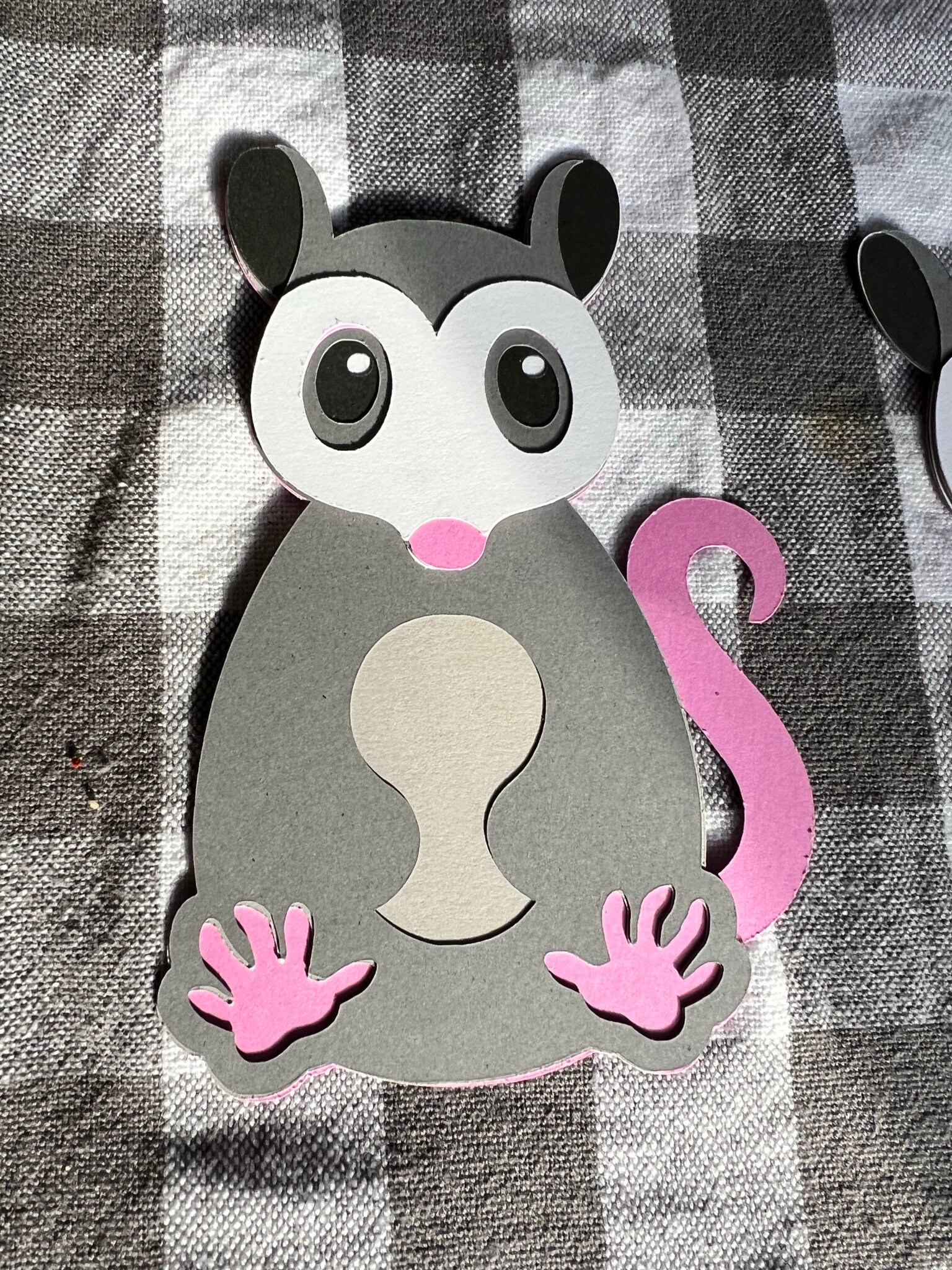 Opossum Die Cut Set of 2 - Etsy