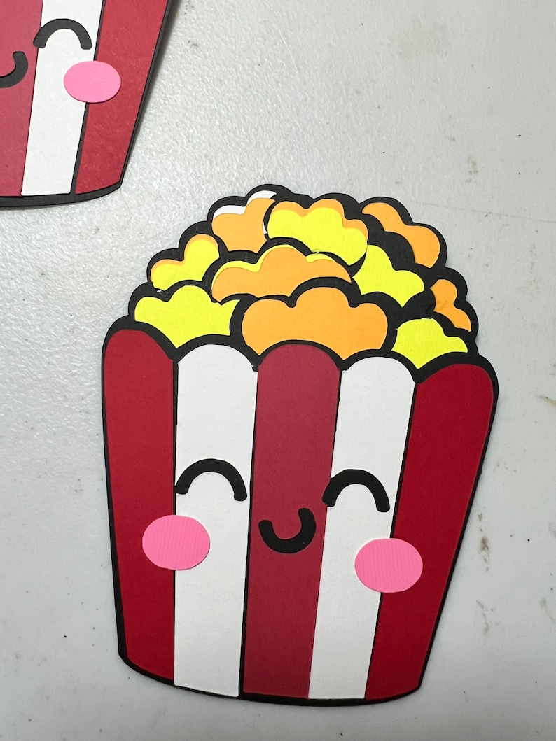Popcorn Buckets Die Cuts, Set of 3 - Etsy
