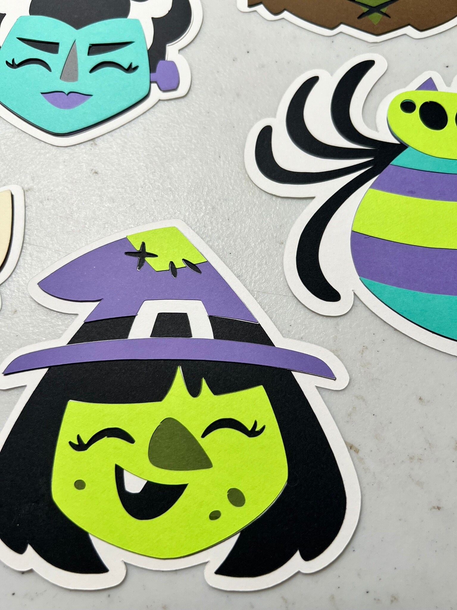 Monster Mash Die Cuts, Set of 7 ! - Etsy