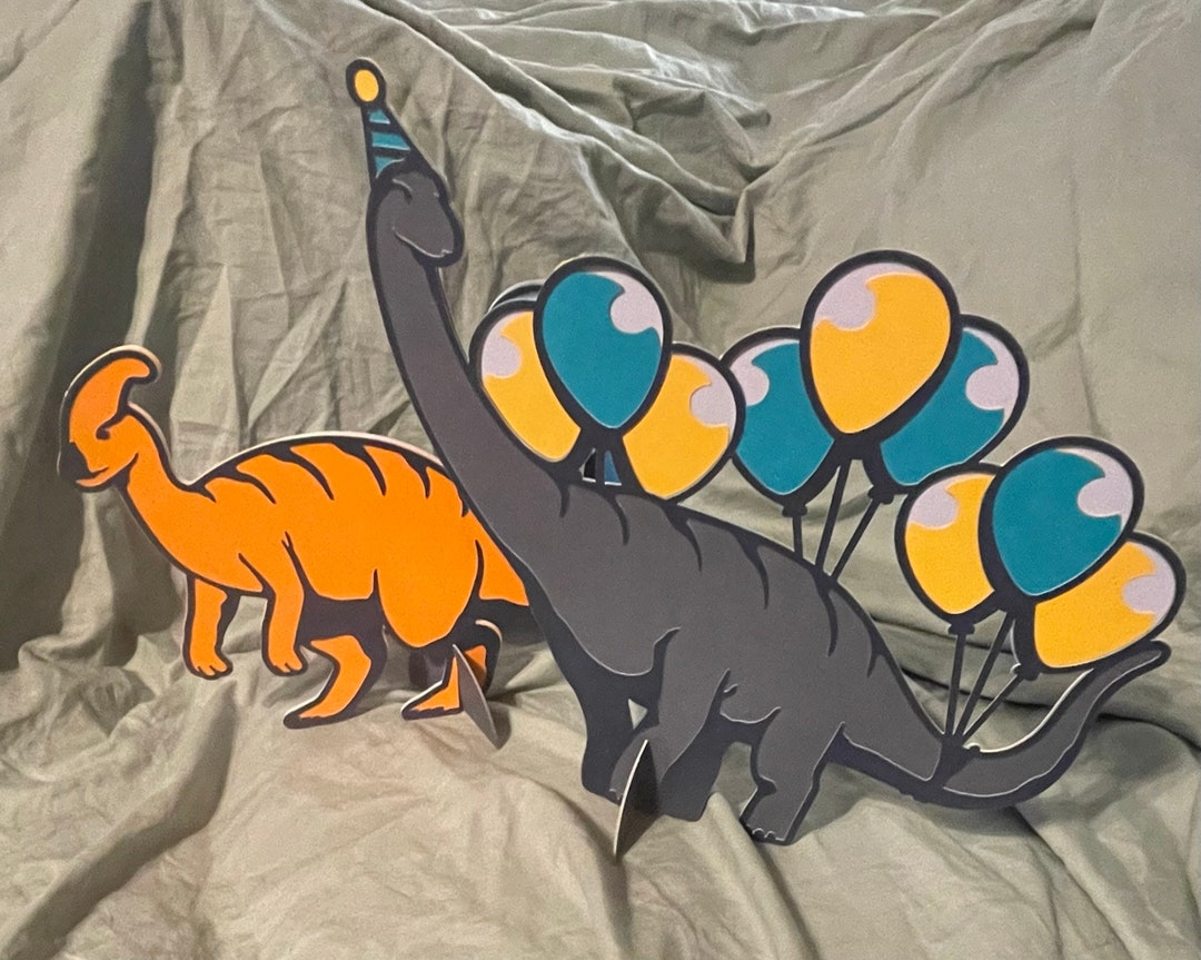Dinosaur Table Decor, Set of 2, Standing - Etsy