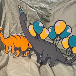 Dinosaur Table Decor Set of 2 Standing - Etsy