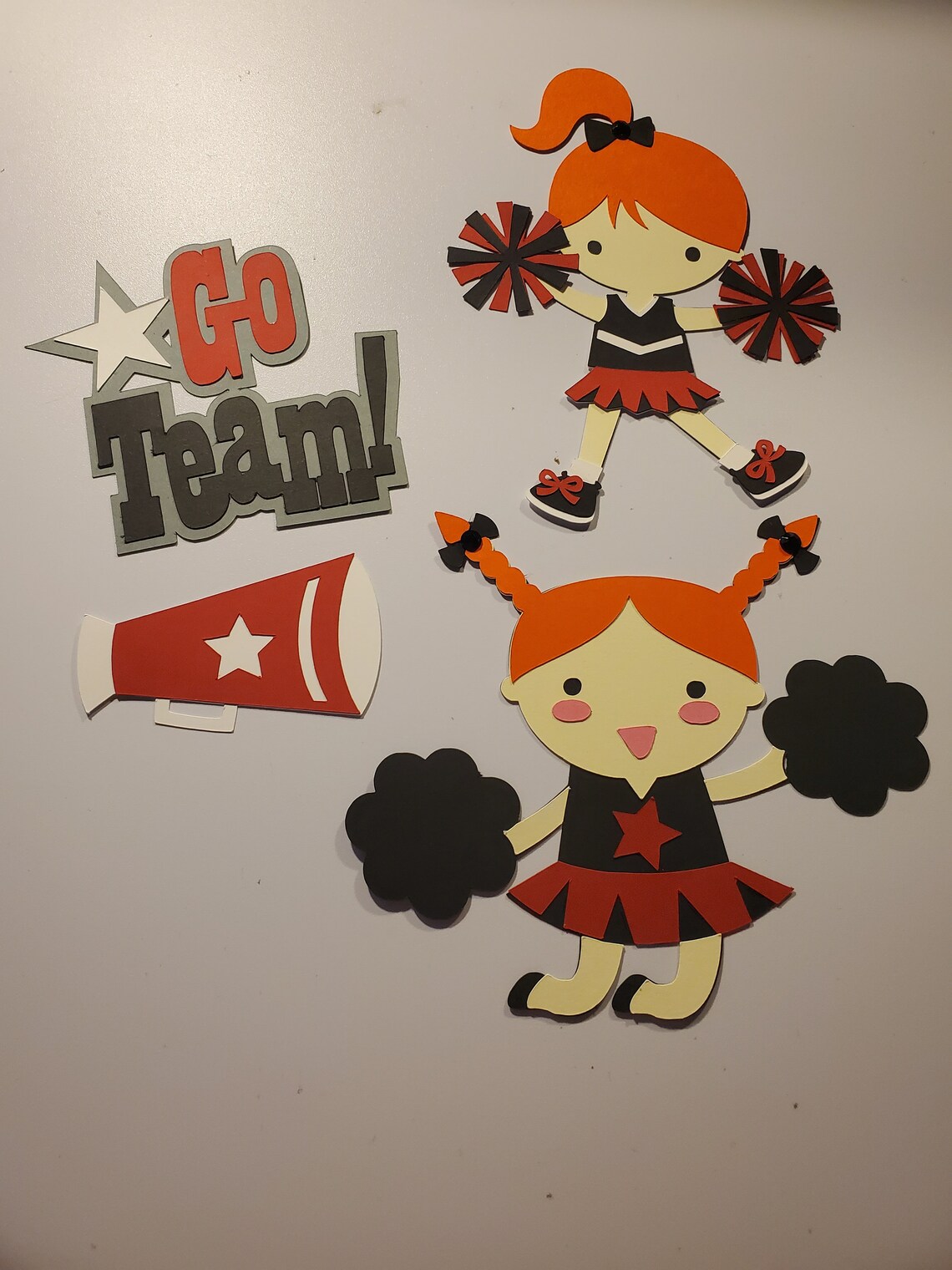 Cheerleader Die Cut Set - Etsy