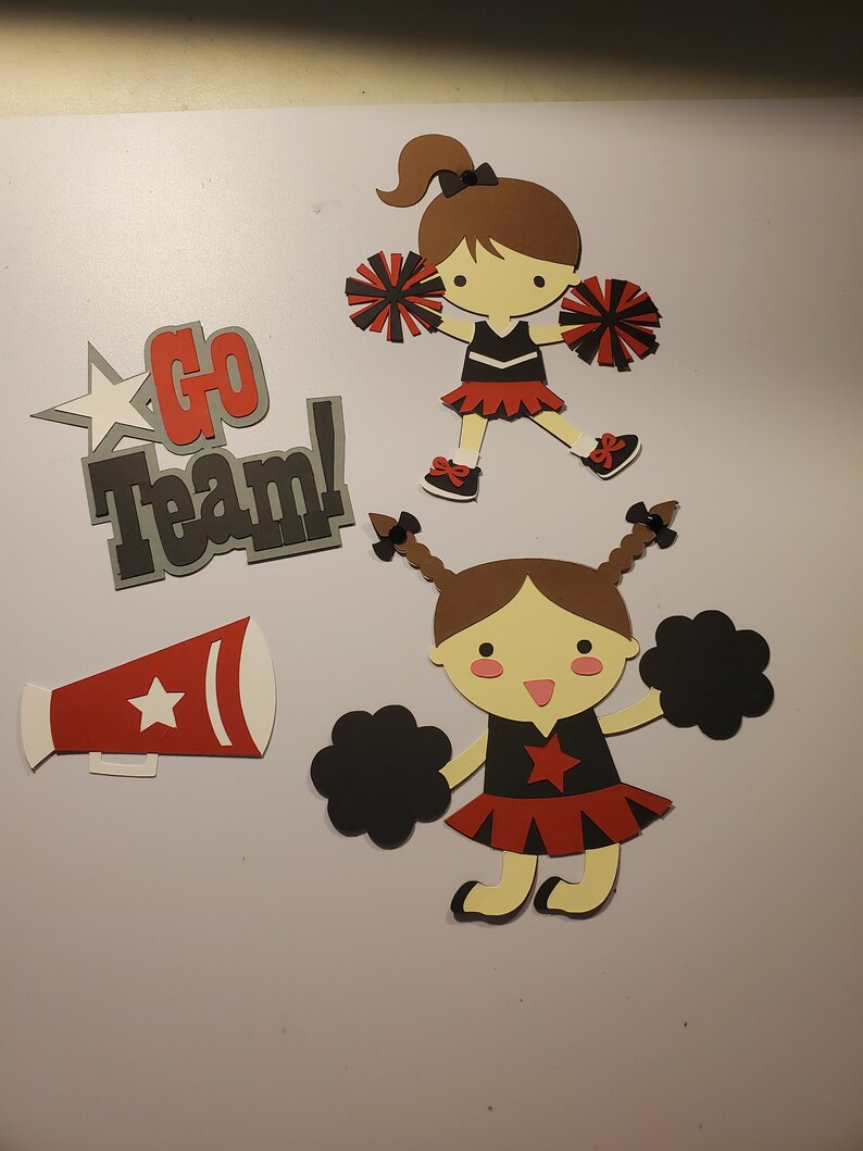 Cheerleader Die Cut Set - Etsy