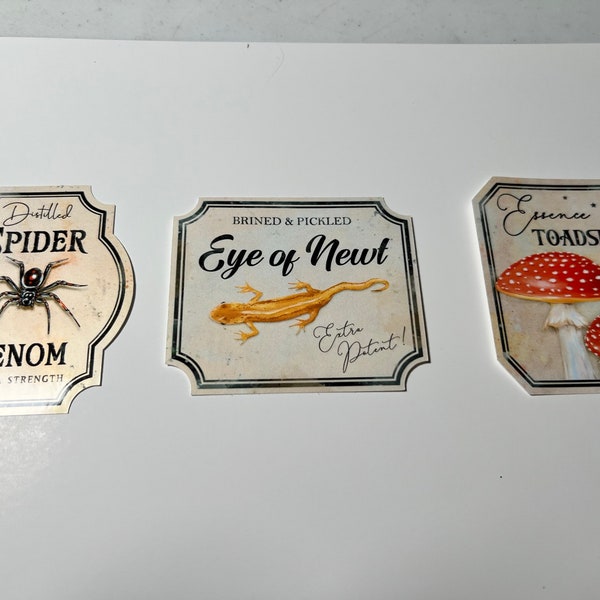 Eye of Newt Label - Etsy