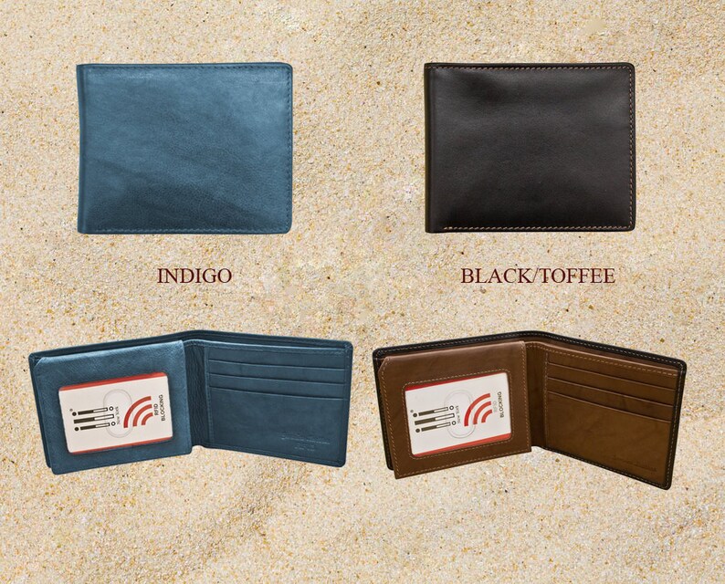 RFID WalletsMens WalletsGift for DadPersonalized Wallets | Etsy