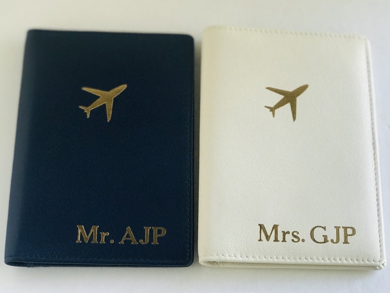 Personalized Wedding Giftmonogrammed Passport Coversrfid - Etsy