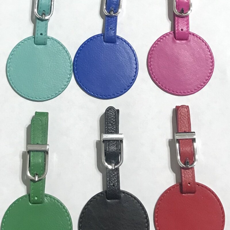 Round Luggage Tags - Etsy