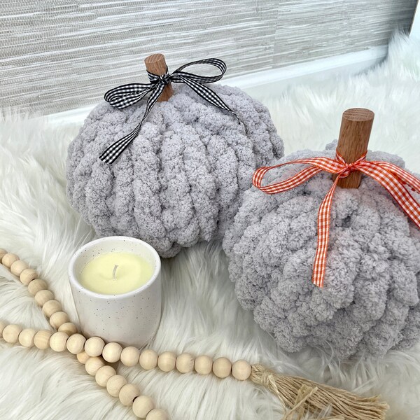 Chunky Yarn Pumpkin - Etsy