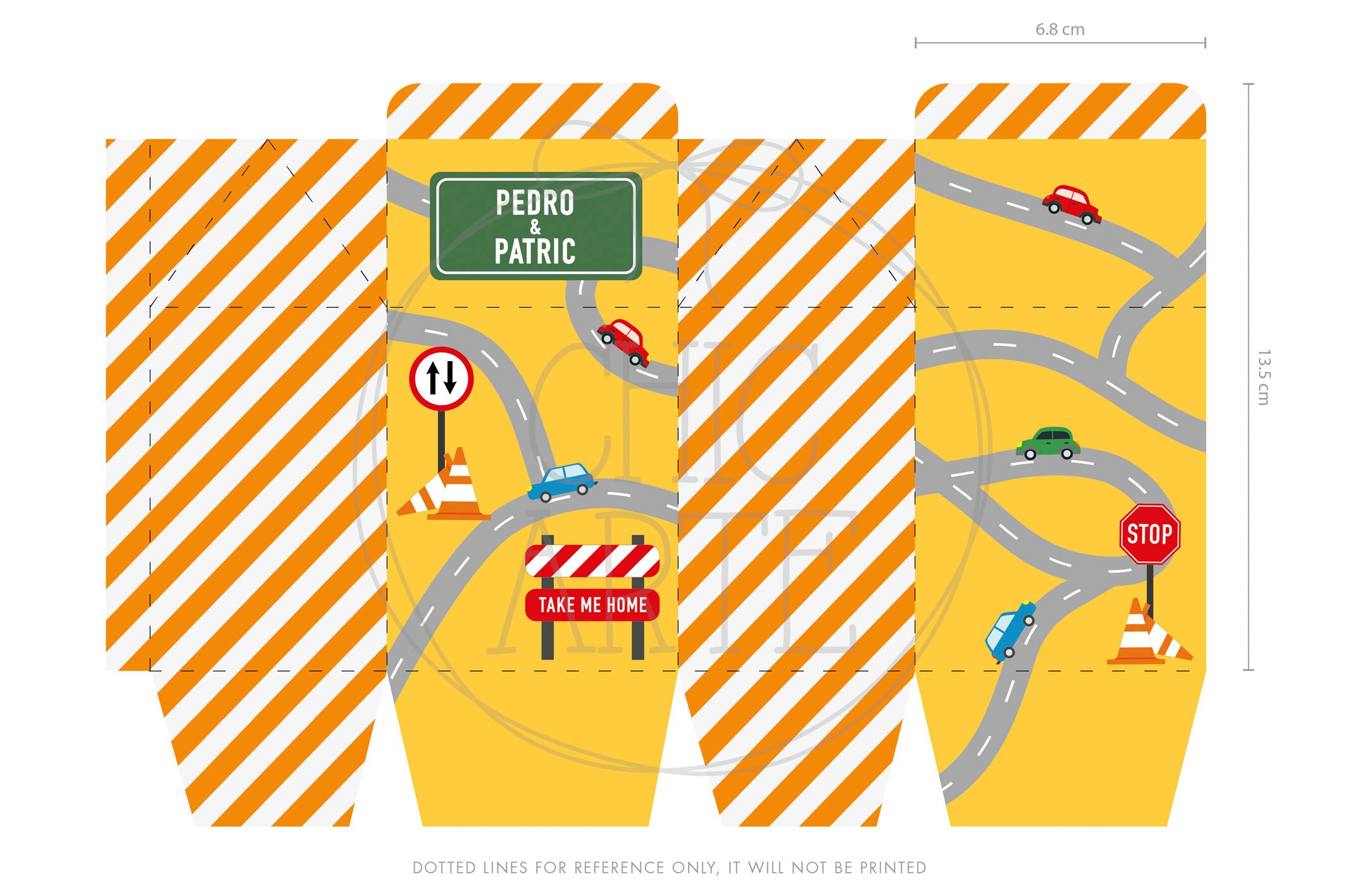 Traffic Party Favor Box, Car Favor Box, Traffic Light Party, Race Car ...