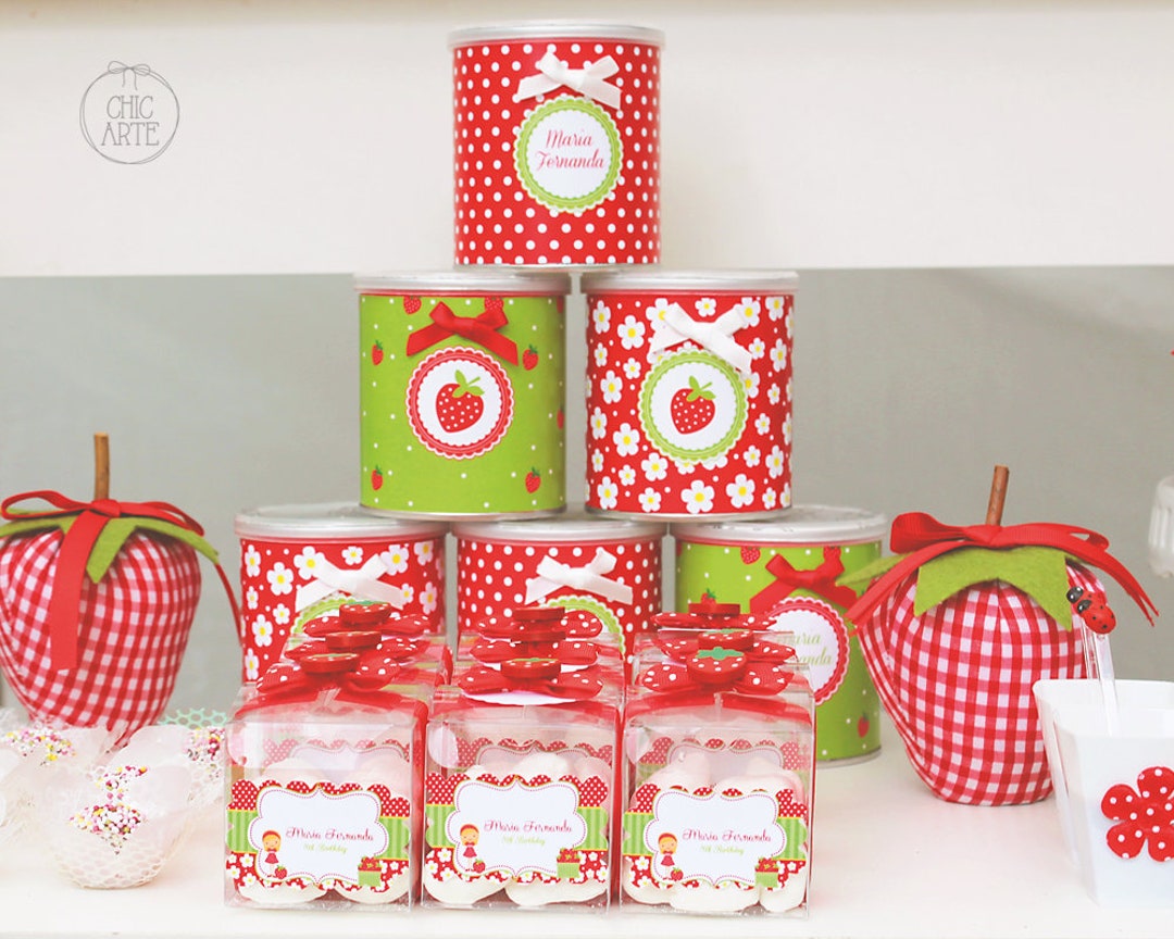 Strawberry Party, Strawberry Birthday, Berry Labels, Pringles Label ...