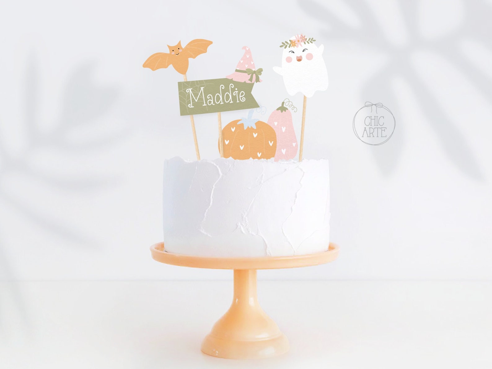 Spooky Cake Topper, Halloween Cake Topper, Fall Season Decor, Halloween ...