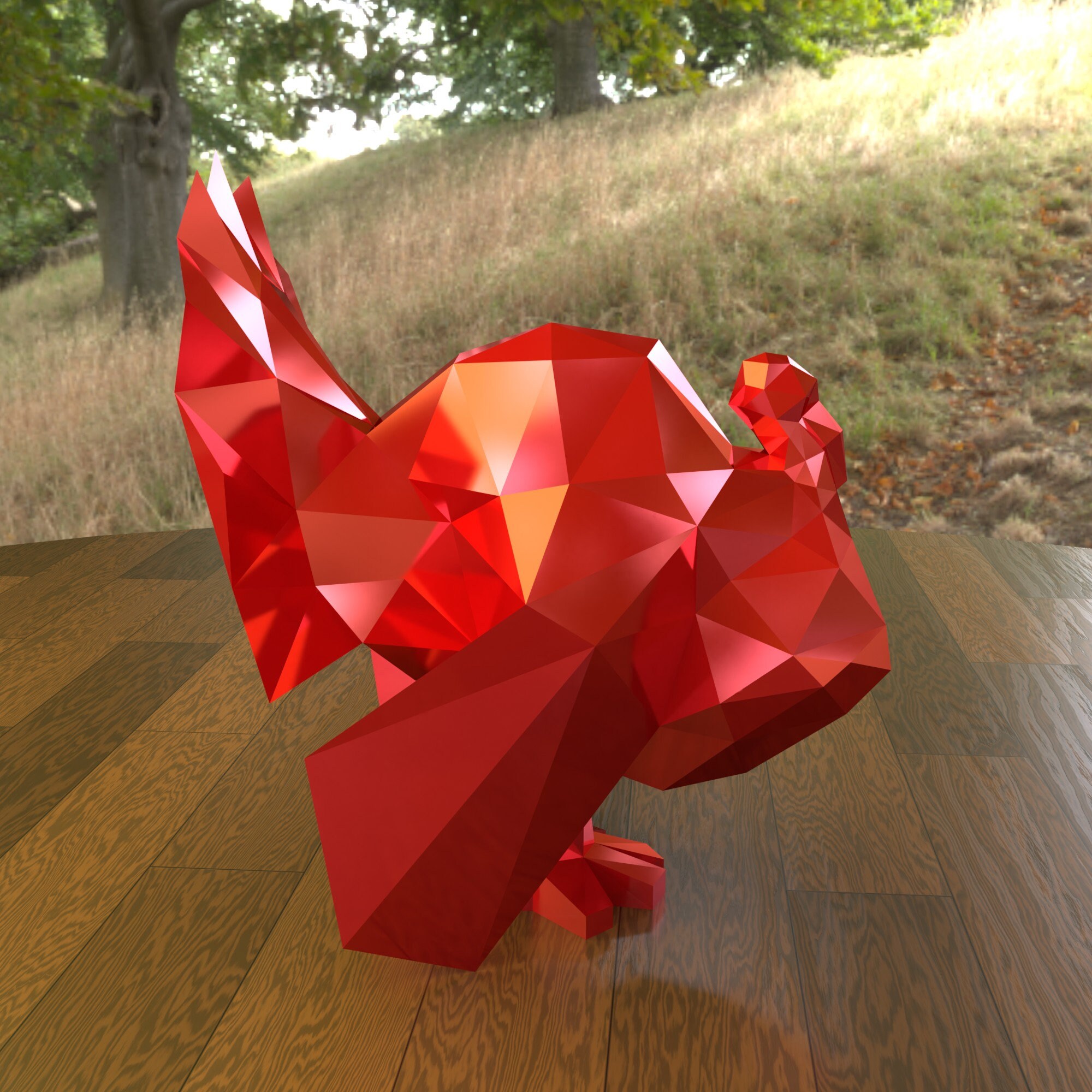 Turkey Office Decor, Thanksgiving, DIY Sculpture, Vegetarian Turkey ...