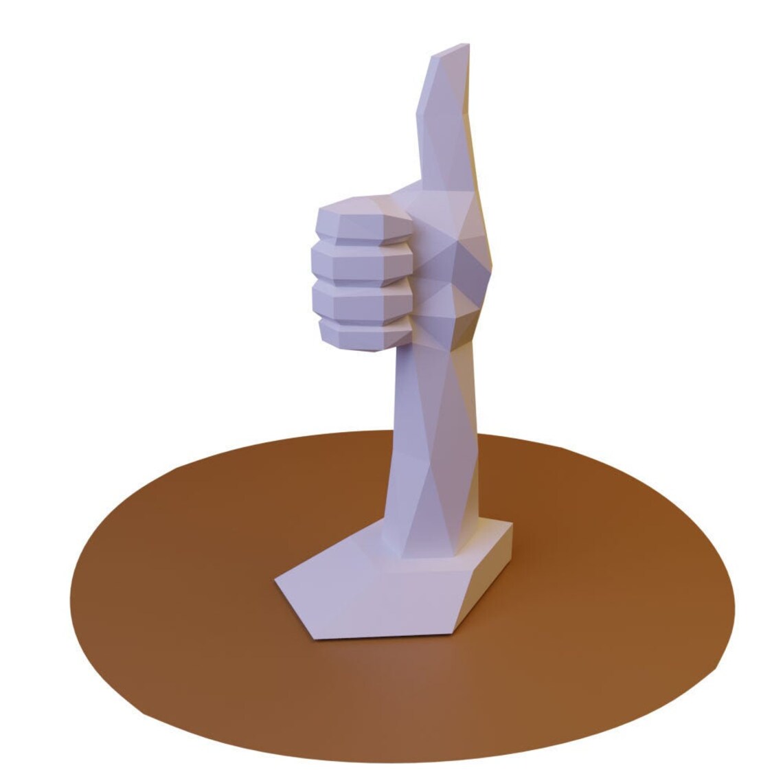 Hand Low Poly, Paper Craft, Pdf, Finger Papercraft, DIY, Paper ...