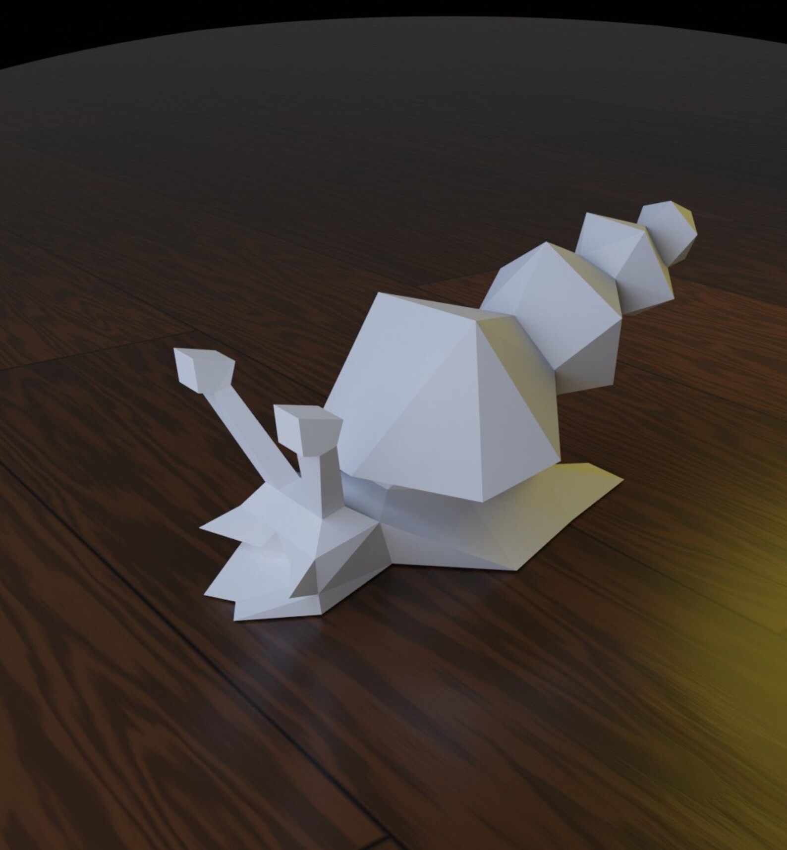 Papercraft Snail, DIY Teplate, 3d Origami, Low Poly Snail, Baby Shower ...