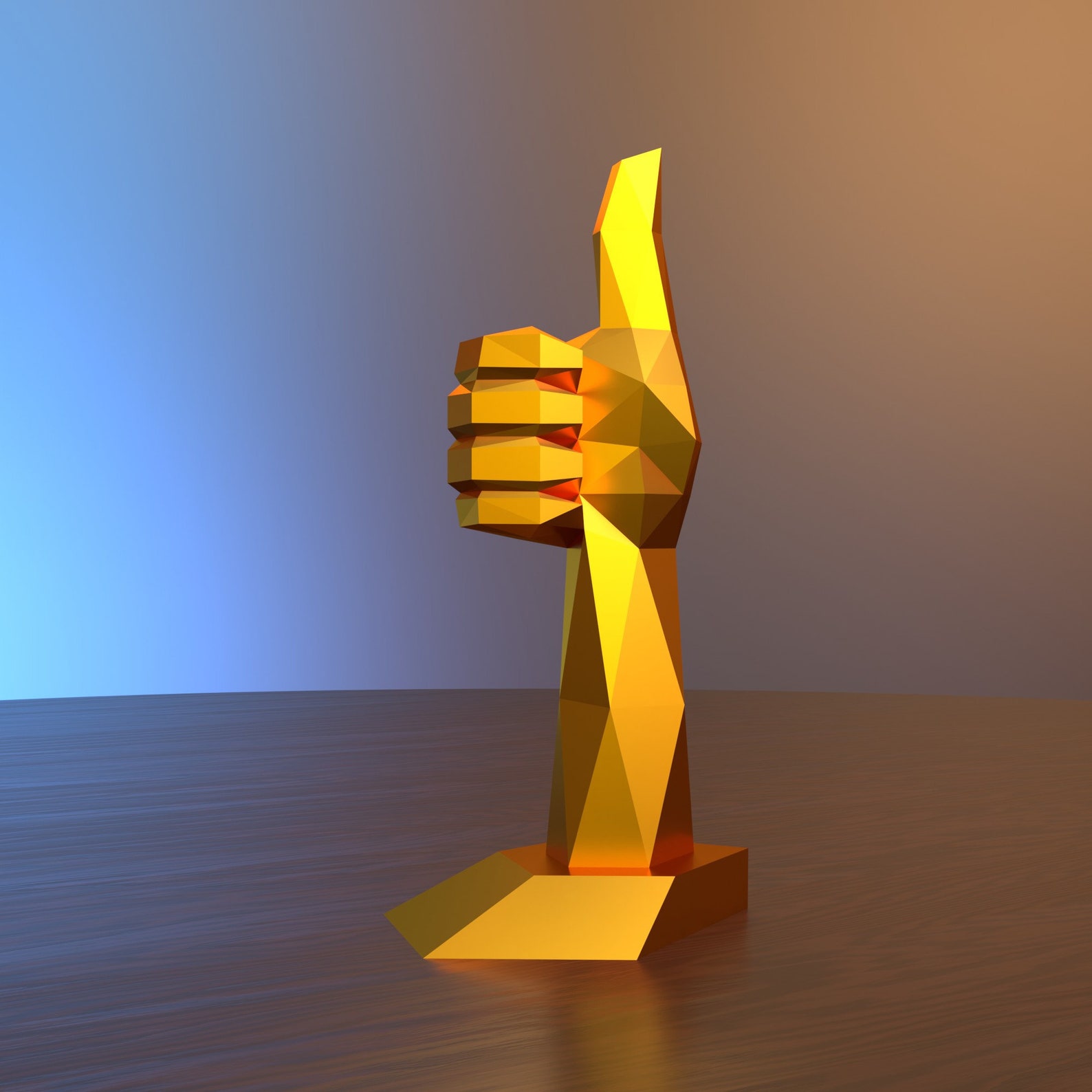 Hand Low Poly, Paper Craft, Pdf, Finger Papercraft, DIY, Paper ...