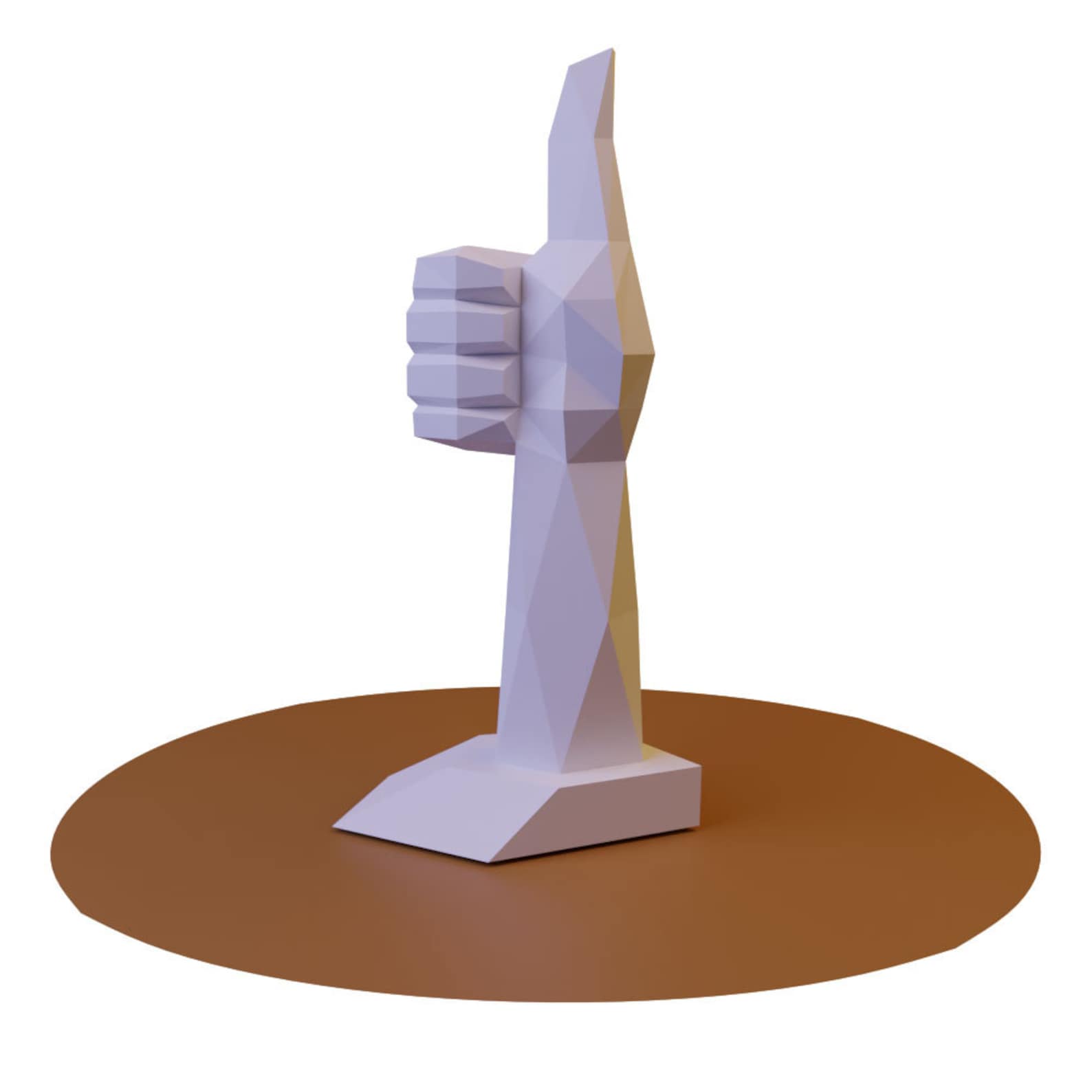 Hand Low Poly, Paper Craft, Pdf, Finger Papercraft, DIY, Paper ...