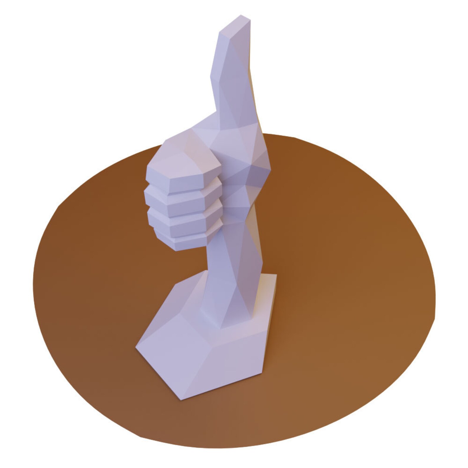 Hand Low Poly, Paper Craft, Pdf, Finger Papercraft, DIY, Paper ...