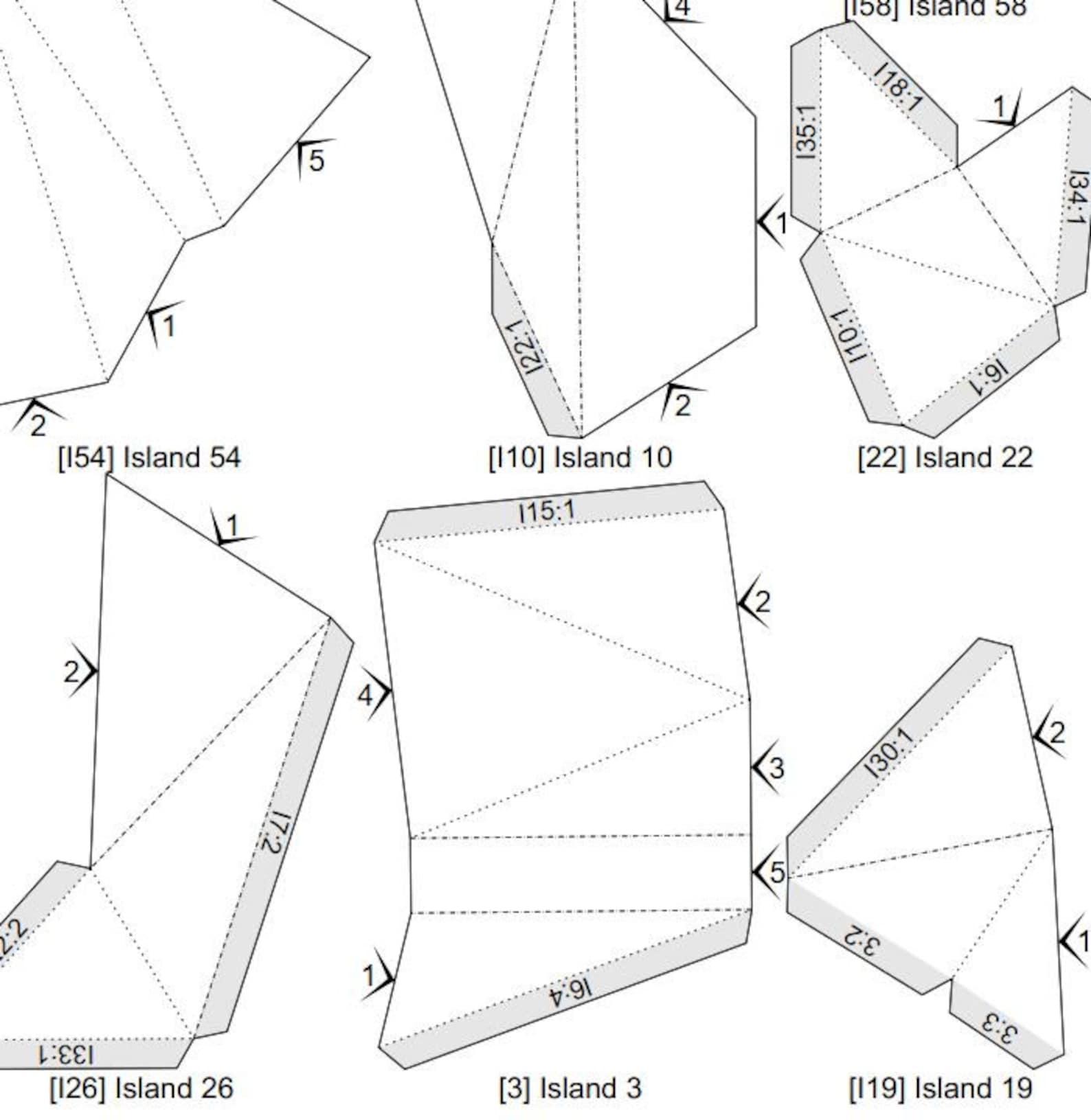 Yacht Paper Model Yacht Paper Craft Low Poly 3D Puzzle - Etsy