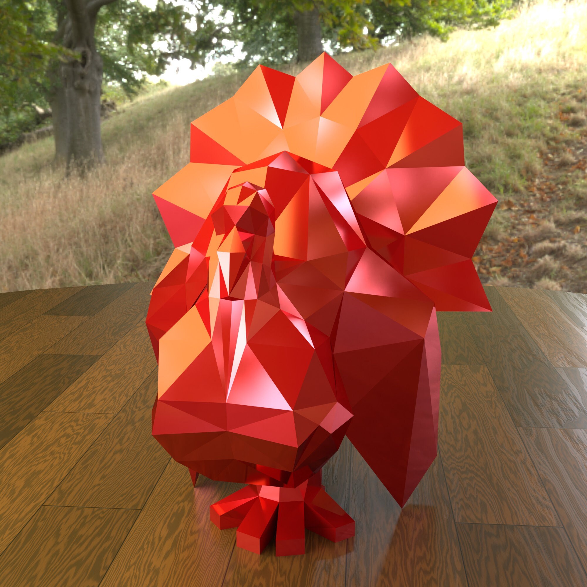 Turkey Office Decor, Thanksgiving, DIY Sculpture, Vegetarian Turkey ...