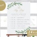 Greenery the Big Day Sign, Order of the Day Wedding Sign With Gold ...