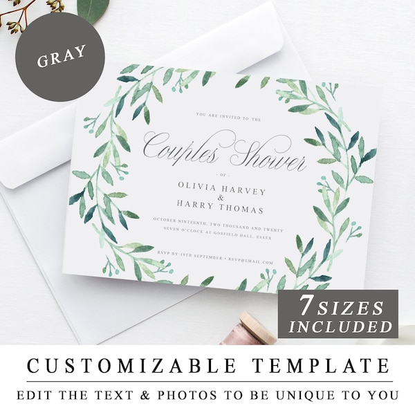 Custom Shower Invite - Etsy