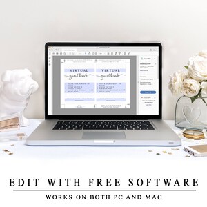 Custom Virtual Guestbook Sign, DIY Wedding Guest Book Template, Bridal ...