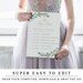 Greenery the Big Day Sign, Order of the Day Wedding Sign With Gold ...