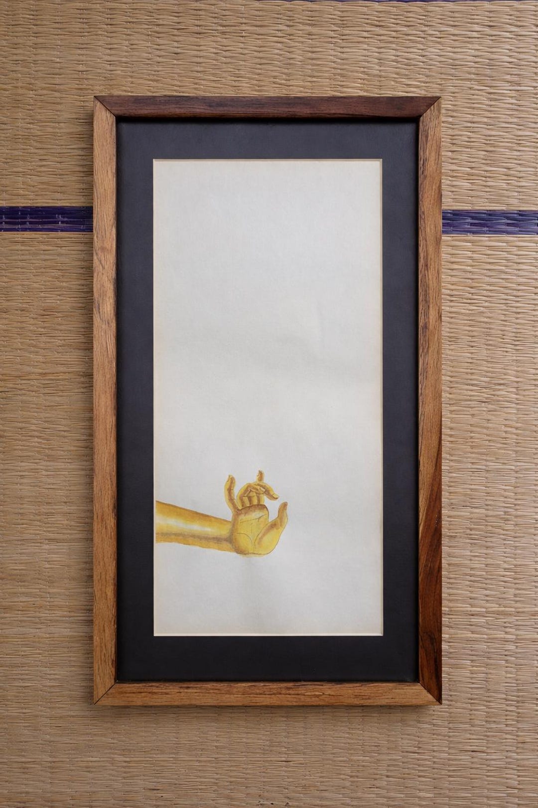 Grounding Apana Mudra Yoga Relax Downward Prana Handmade Watercolor - Etsy