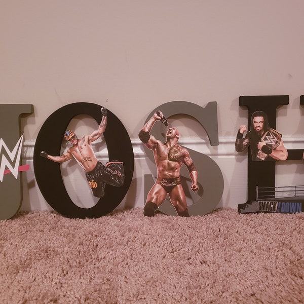 Wwe Wall Decal - Etsy