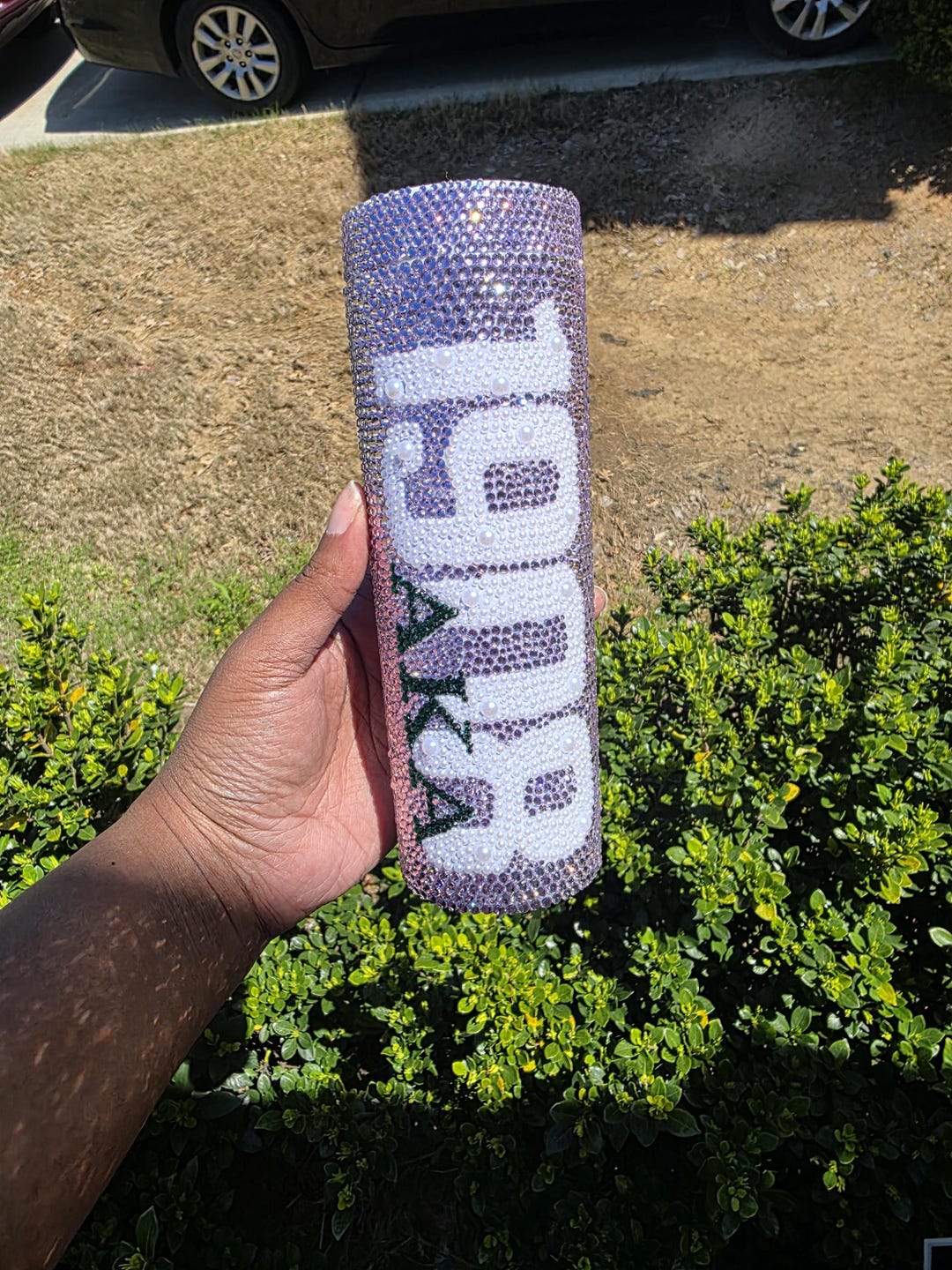 Alpha Kappa Alpha Bling Tumbler - Etsy