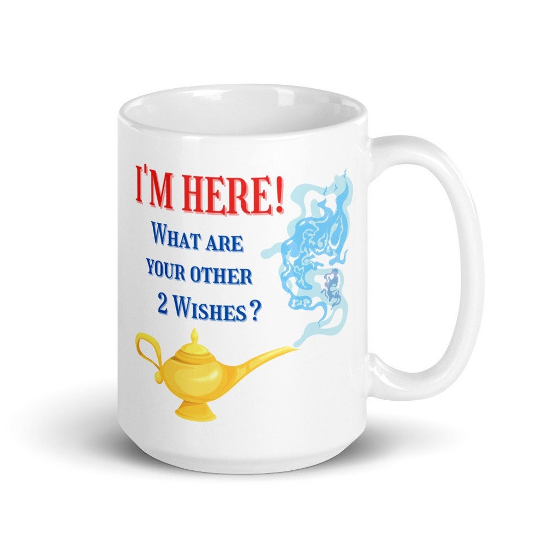 Magic Genie Lamp Wishes Mug - Etsy