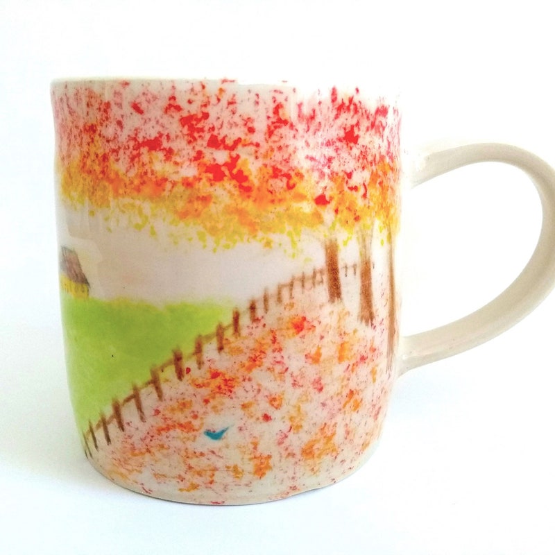Wide Base Mug - Etsy