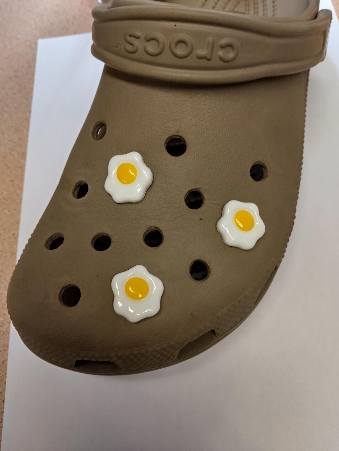 Fried Egg Croc Charms INDIVIDUAL - Etsy