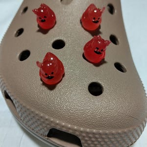 Glow in the Dark Devil Duck Shoe Charms INDIVIDUAL - Etsy