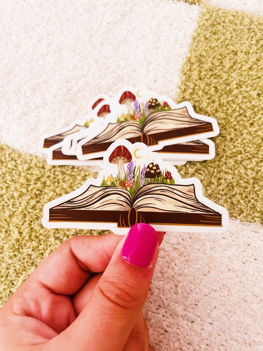 Vinyl Sticker-cottagecore Book Sticker-booktok-book Accessories-book ...