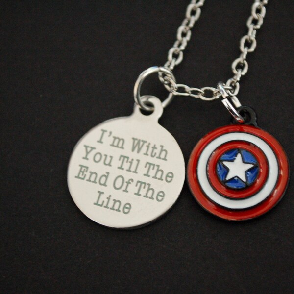 Captain America Jewelry - Etsy