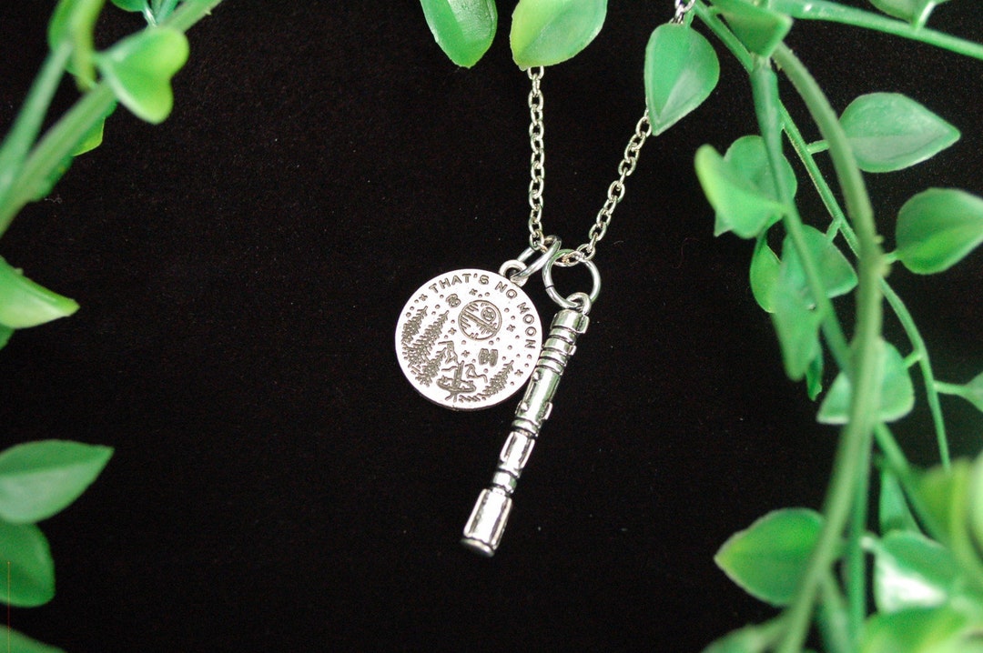 Star Wars 'that's No Moon' Death Star Necklace Lightsaber Gift - Etsy