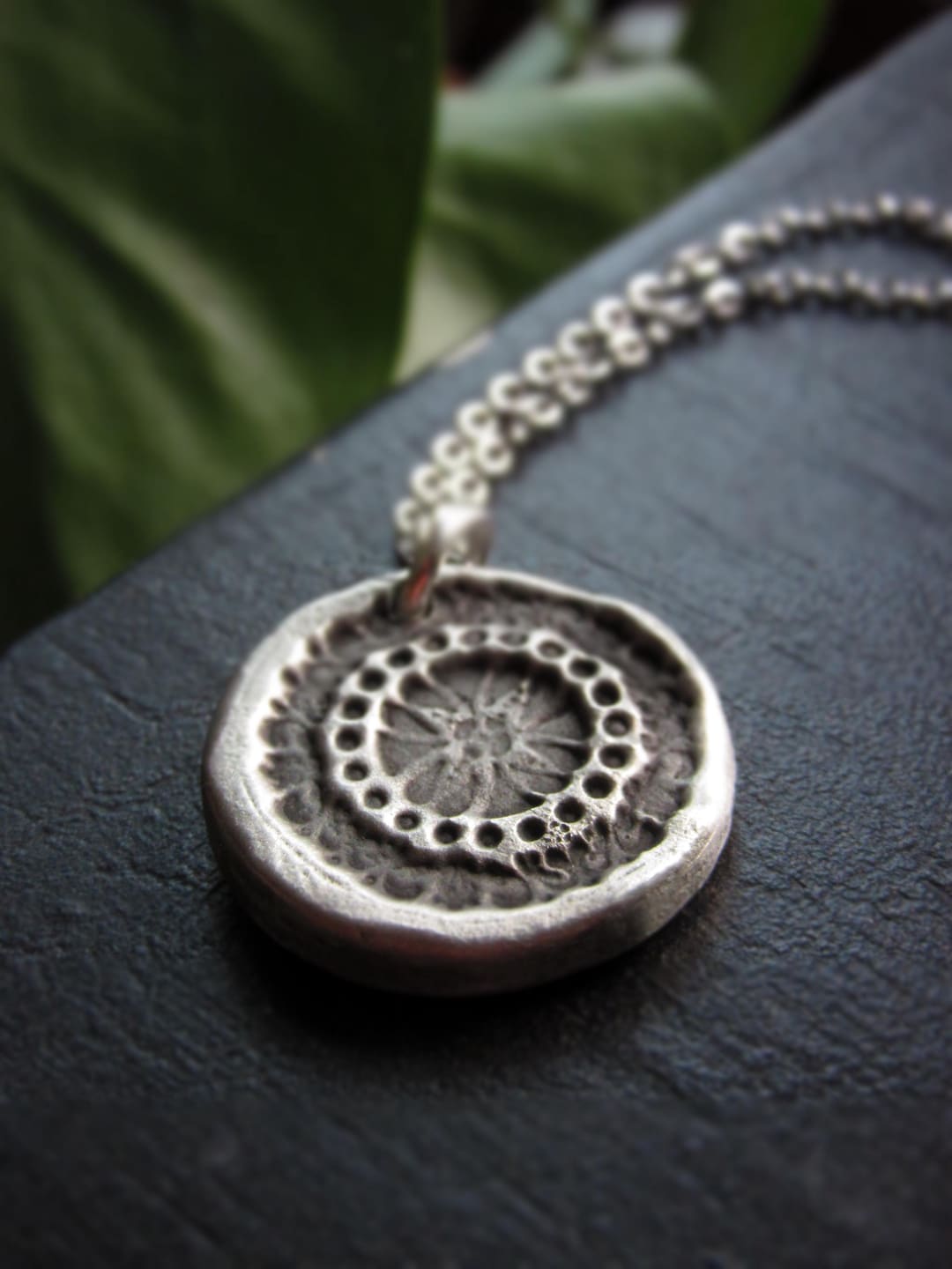 Handmade Pewter Necklace Pendant, Hand Poured Pewter Pendant Necklace ...