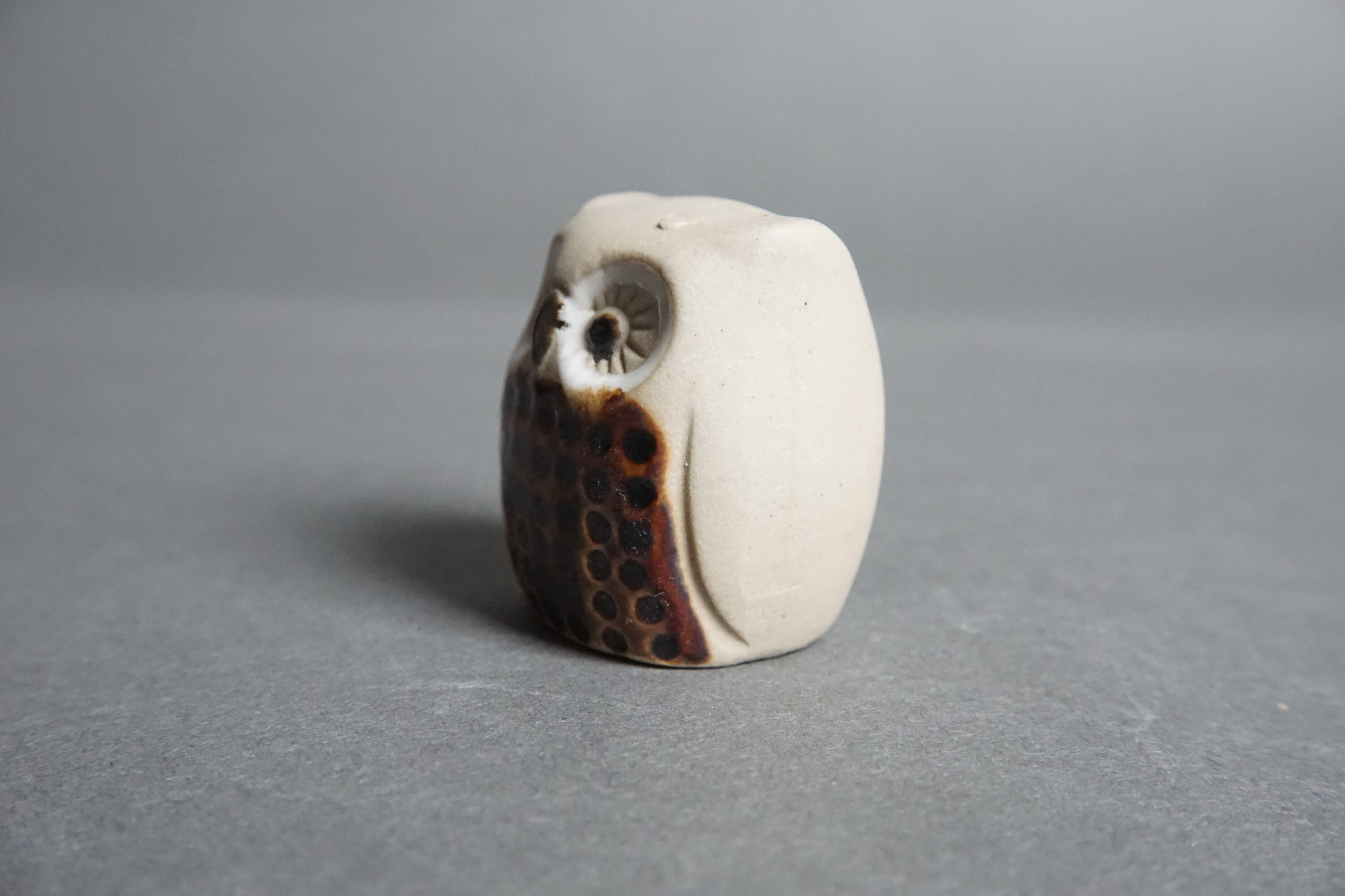 Vintage Miniature Ceramic Owl, Cute Collectible Ceramic, Pottery Owl ...