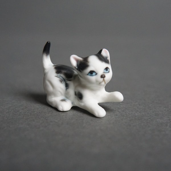Cat Bone China Miniature - Etsy