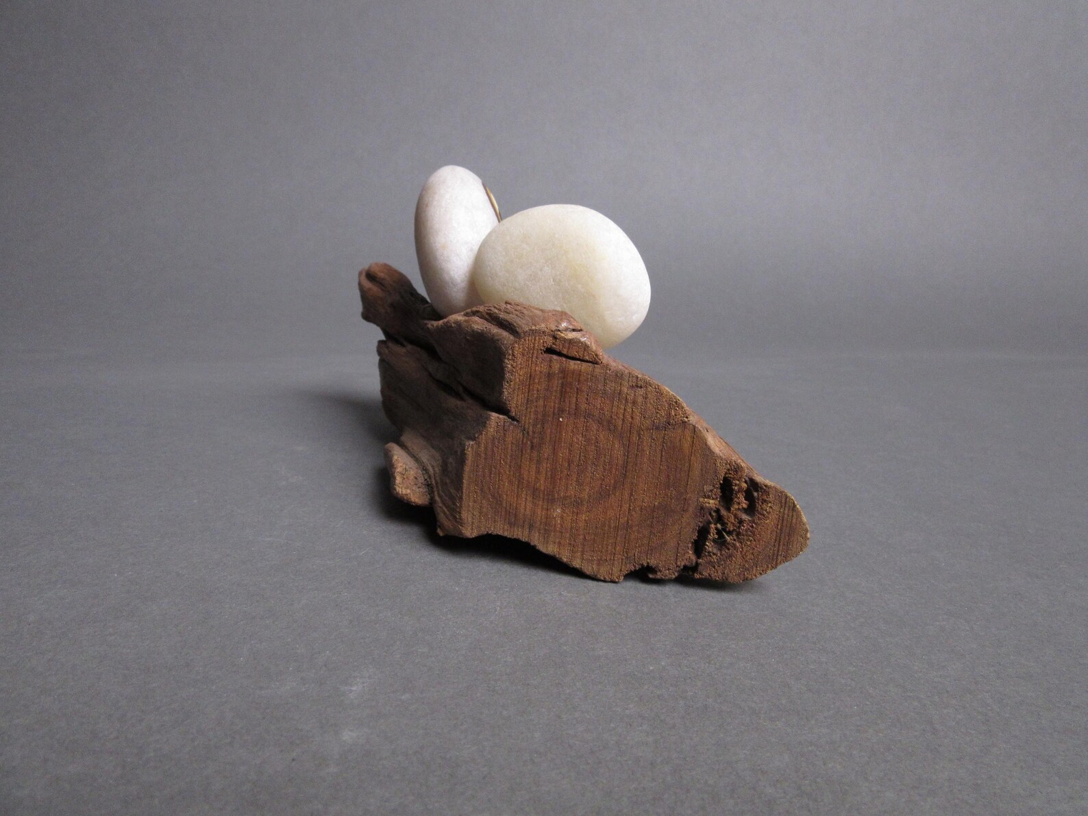 Vintage Groovy Retro Stone Owl Pair, Mounted Stone Painted Owls, Wood ...