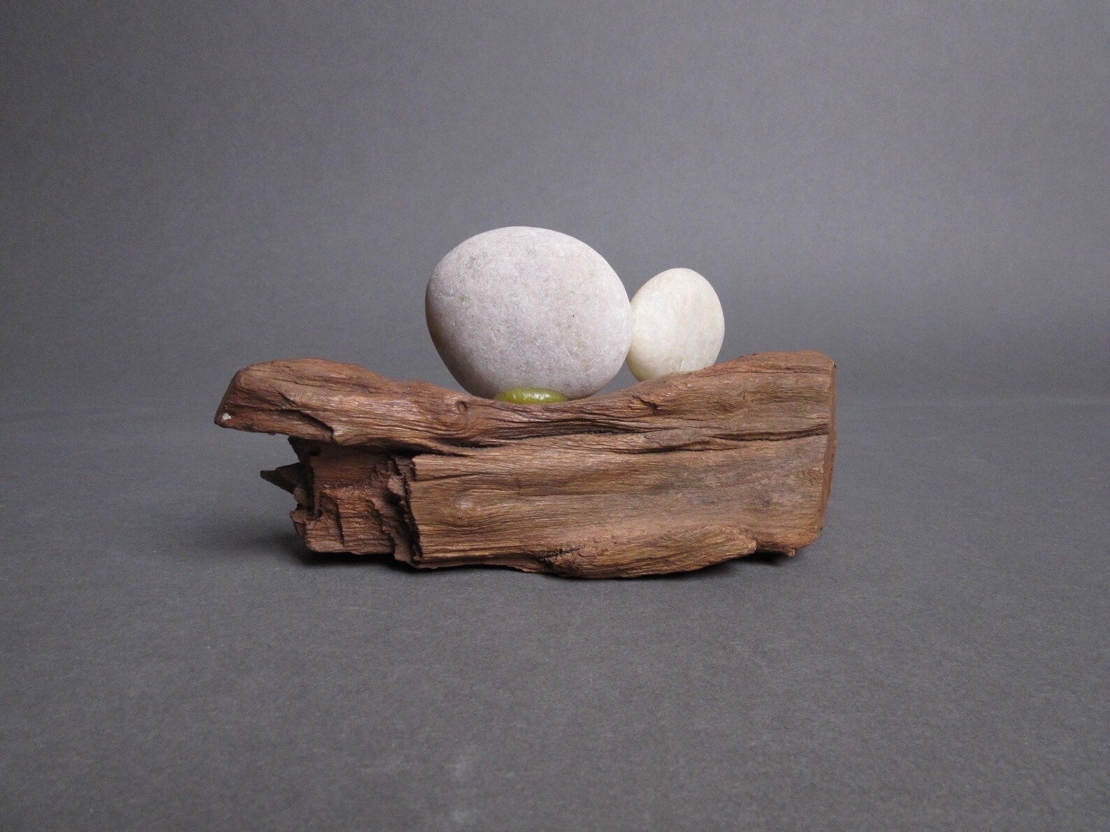 Vintage Groovy Retro Stone Owl Pair, Mounted Stone Painted Owls, Wood ...